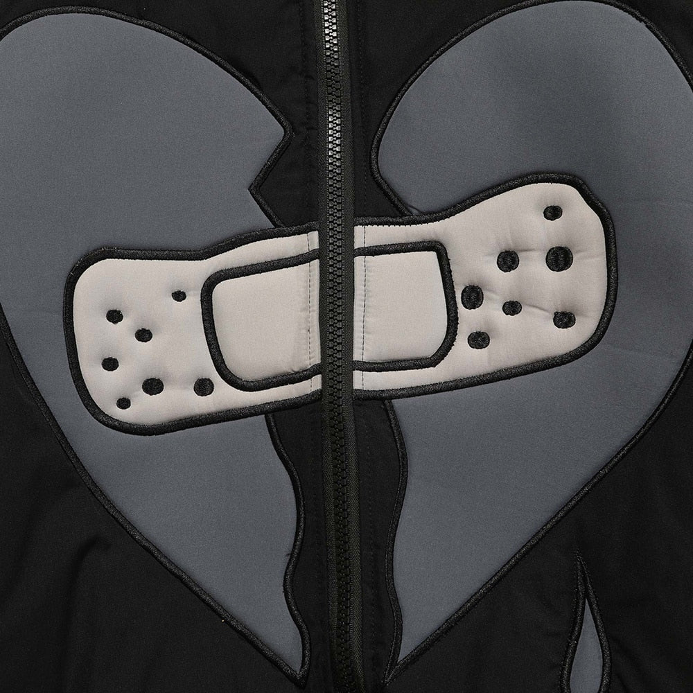 Patched Heart Jacket – DAXUEN
