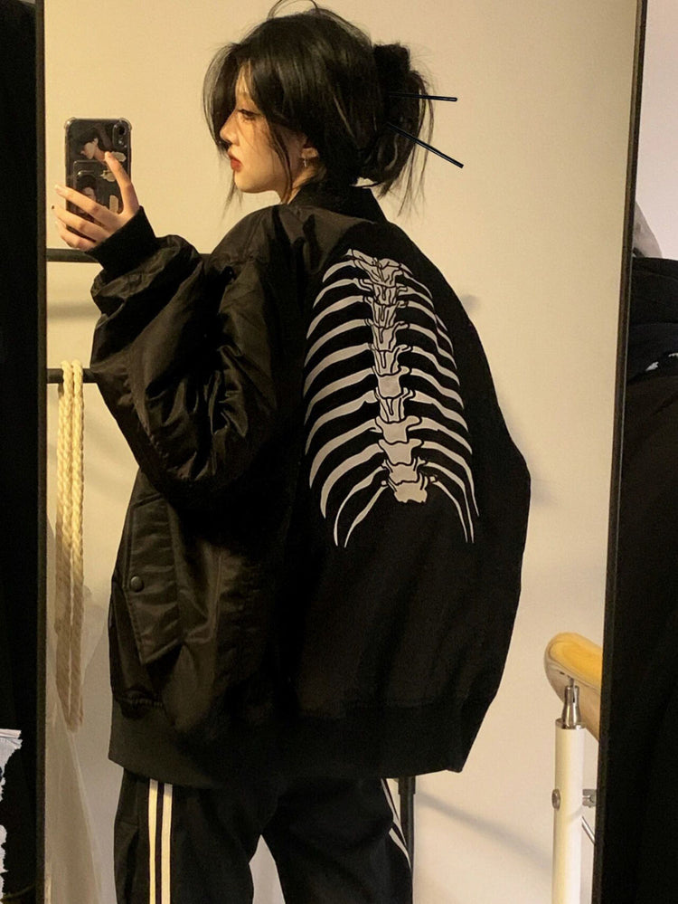 Back Skeleton Jacket – DAXUEN